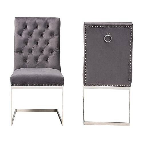 Click here for Sherine 2-pc. Dining Chair  One Size  Gray prices