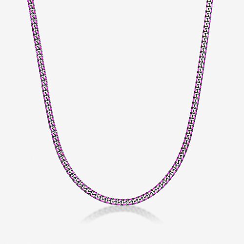 Click here for Mens Stainless Steel Curb Chain Necklace  One Size prices