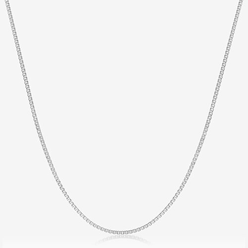 Click here for Mens Stainless Steel 18 2mm Box Chain  One Size prices