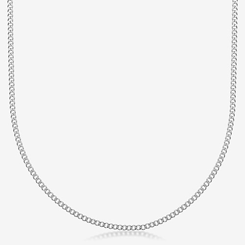 Click here for Mens Stainless Steel 18 2mm Curb Chain  One Size prices