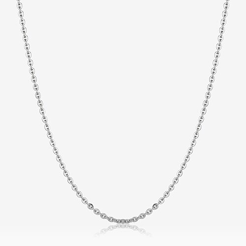Click here for Mens Stainless Steel 18 2.5mm Cable Chain  One Siz... prices