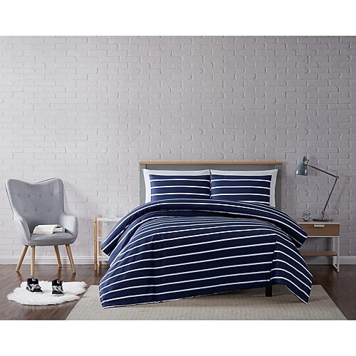 Click here for Truly Soft Maddow Stripe Duvet Cover Set  One Size... prices