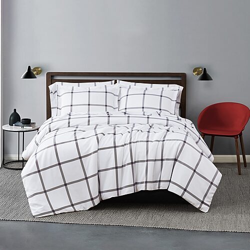 Click here for Truly Soft Windowpane 3pc. Duvet Cover Set prices