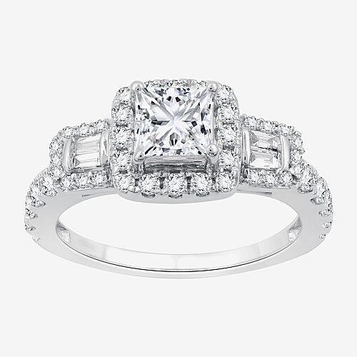 Click here for (H-I / I1) Womens 1 1/2 CT. T.W. Lab Grown White D... prices