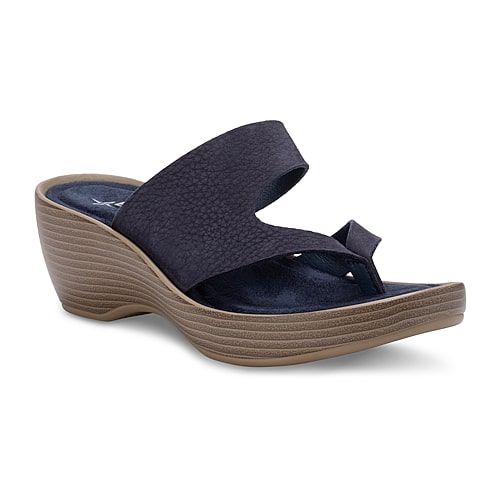 Click here for Eastland Womens Laurel Wedge Sandals  7 Medium  Bl... prices