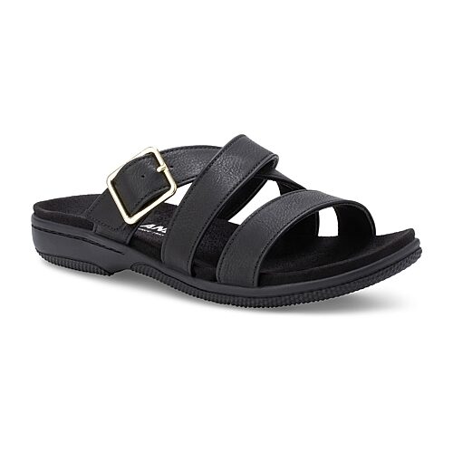 Click here for Eastland Womens Sanibel Flat Sandals  6 Medium  Bl... prices