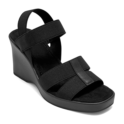 Click here for Aerosoles Womens Wedge Sandals  9 Medium  Black prices