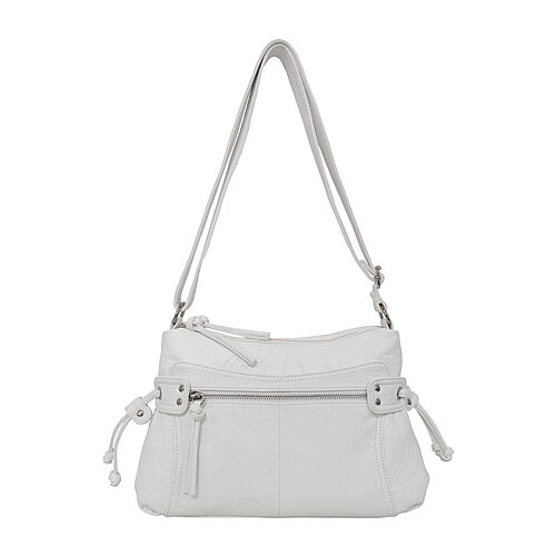 Click here for Bueno of California Pebble Washed Zip Front Crossb... prices