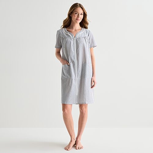 Click here for Adonna Womens Short Sleeve Mid Length Robe  Petite... prices