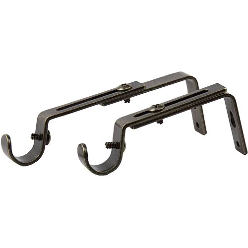 Click here for Rod Desyne Adjustable Curtain Rod Brackets  One Si... prices
