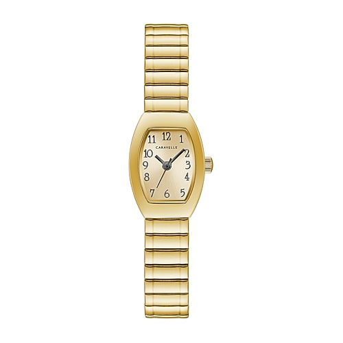 Click here for Caravelle Womens Gold-Tone Expansion Bracelet Watc... prices
