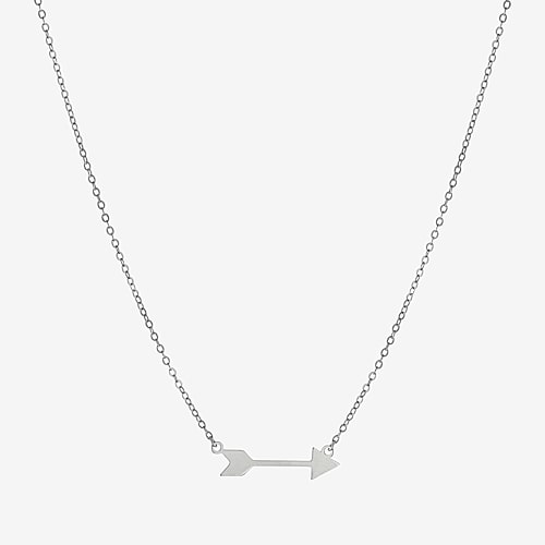 Click here for Silver Treasures Womens Sterling Silver Arrow 16 I... prices