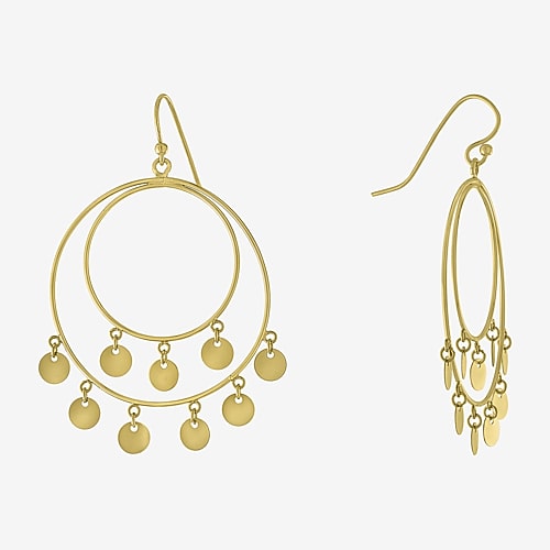 Click here for Silver Reflections Womens 14K Gold Over Brass Roun... prices
