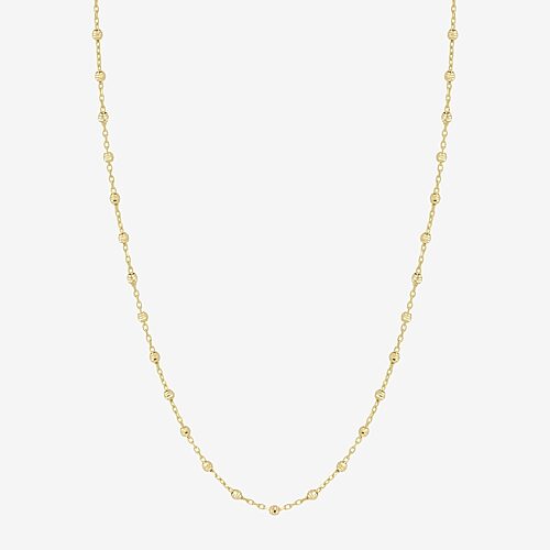 Click here for Womens 14K Gold 17 Inch Pendant Necklace  One Size prices