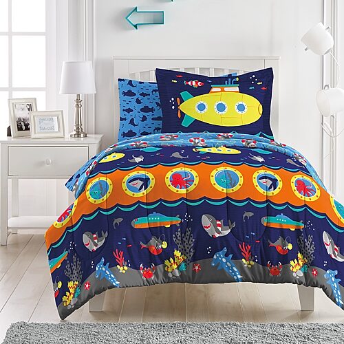 Dream Factory Kids Submarine Comforter Set