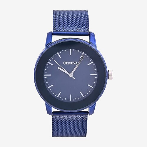 Click here for Geneva Mens Blue Bracelet Watch Mac8129jc  One Siz... prices