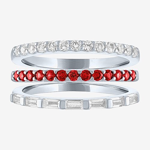 Click here for Womens Lab Created Gemstone Sterling Silver Ring S... prices