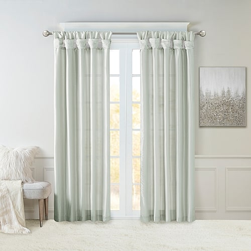 Click here for Madison Park Natalie Twisted Tab Tab Top Light-Fil... prices