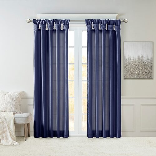 Click here for Madison Park Emilia Twist Tab Lined Window Curtain... prices