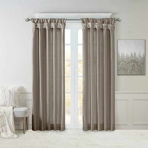 Click here for Madison Park Natalie Twisted Tab Tab Top Light-Fil... prices