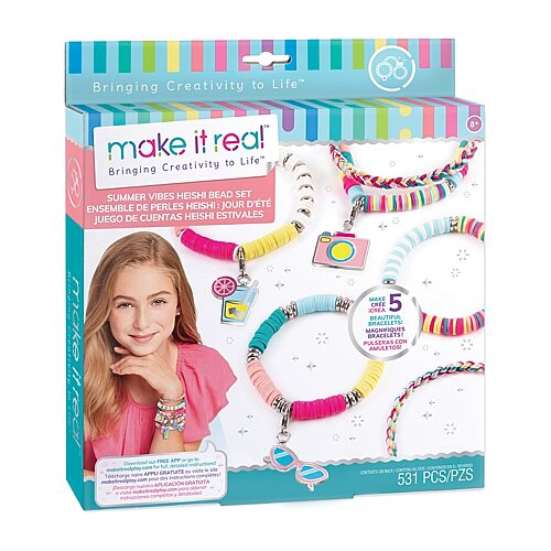 Click here for Make It Real(tm) Summer Vibes Heishi Bead Bracelet... prices