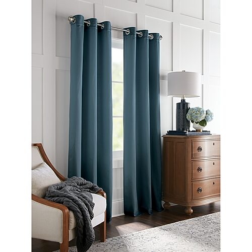 Click here for Broadhaven Geneva Solid Grommet Top Blackout Singl... prices