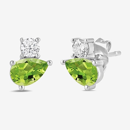 Click here for Toi Et Moi Genuine Gemstone & 1/5 CT. T.W. Lab Gro... prices