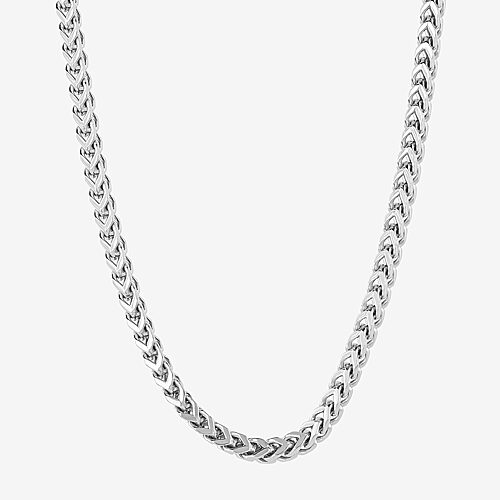 Click here for Mens Stainless Steel 24 Inch Link Chain Necklace... prices