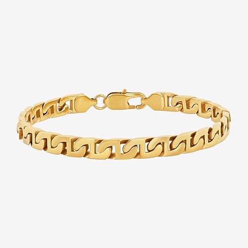 Click here for Mens Stainless Steel 8 3/4 Inch Link Bracelet  One... prices