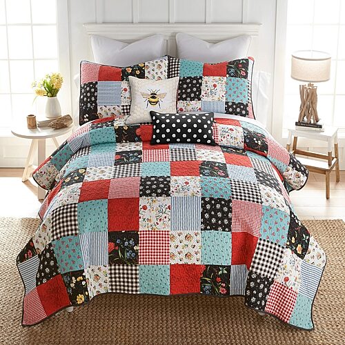 Click here for Donna Sharp Wild One Patch 3-pc. Embellished Quilt... prices