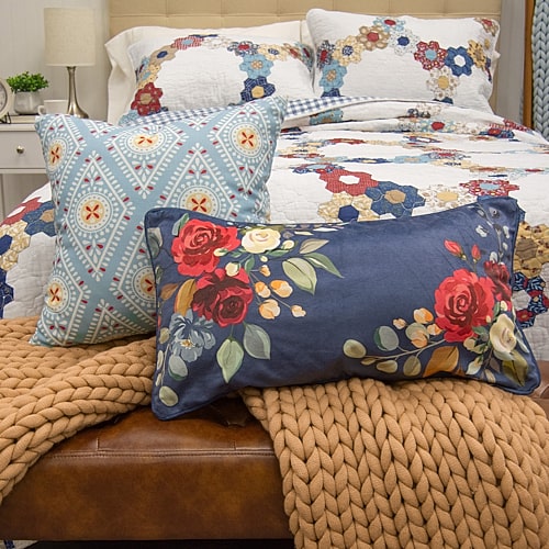 Click here for Donna Sharp Prairie 2-pc. Rectangular Square Throw... prices