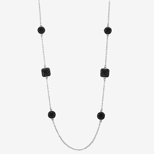 Click here for Mixit Womens 34 Inch Strand Necklace  One Size  Bl... prices