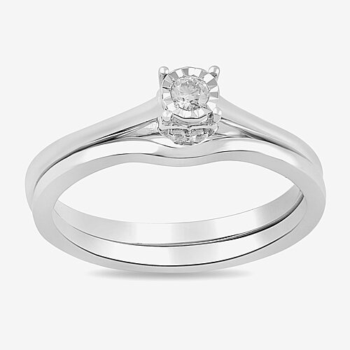 Click here for Surrounded by Love (H / I1-I2) Womens 1/10 CT. T.W... prices