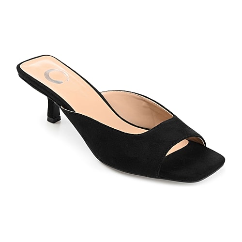 Click here for Journee Collection Larna Womens Square Open Toe Ki... prices