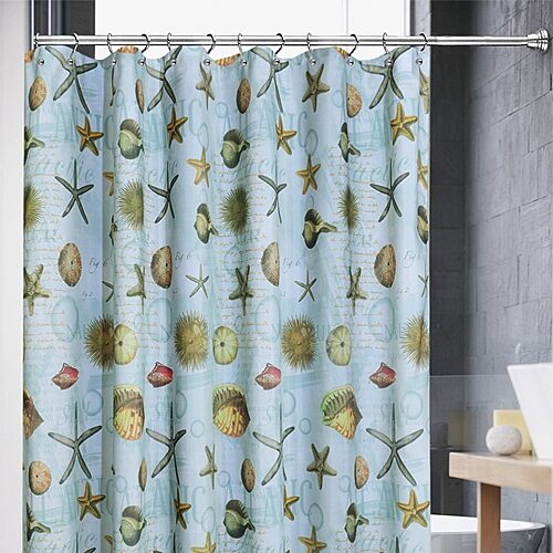 Popular Bath Atlantic Shower Curtain  One Size  Blue