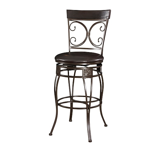 Click here for Big and Tall Back to Back Scroll Bar Stool  One Si... prices