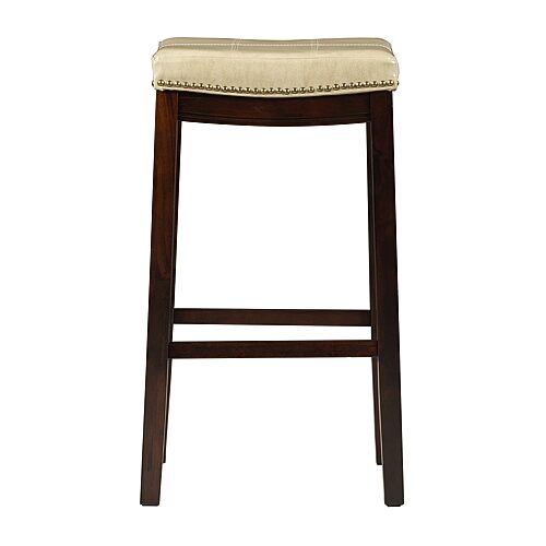 Click here for Lakeland Upholstered Backless Barstool  One Size... prices