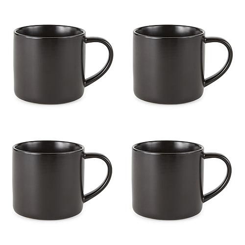 Click here for Loom + Forge Ren 4-pc. Coffee Mug  One Size  Black prices