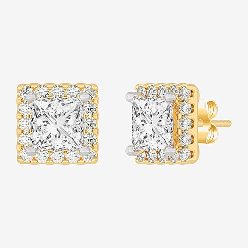 Click here for (H-I / SI1-SI2) 5Â CT. T.W. Lab Grown Princess Cut... prices