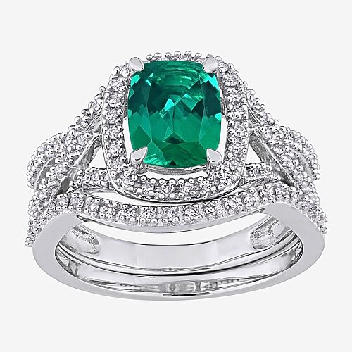 Click here for Modern Bride Gemstone Womens 1/4 CT. T.W. Lab Crea... prices