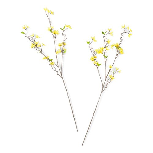 Click here for Linden Street Set Of Two 36 Yellow Forsynthia 2-pc... prices