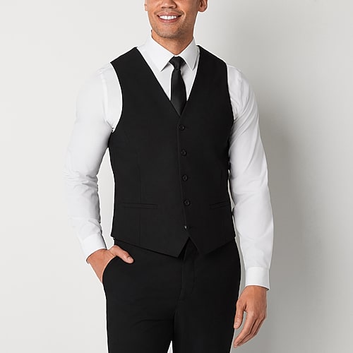 Click here for J. Ferrar Mens Stretch Fabric Slim Fit Suit Vest... prices