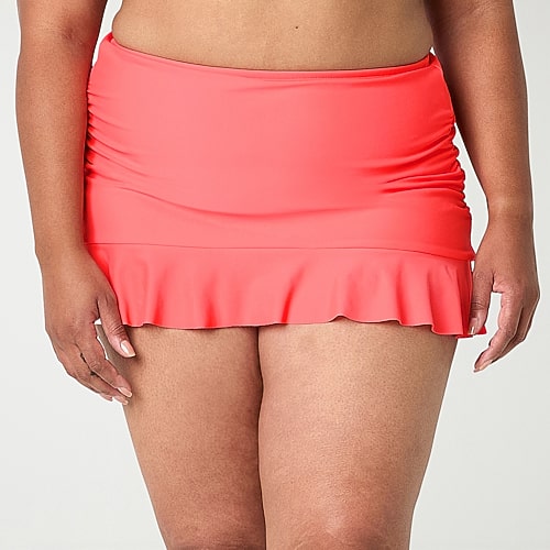 Click here for Liz Claiborne Womens Plus Swim Skirt  24w  Orange prices