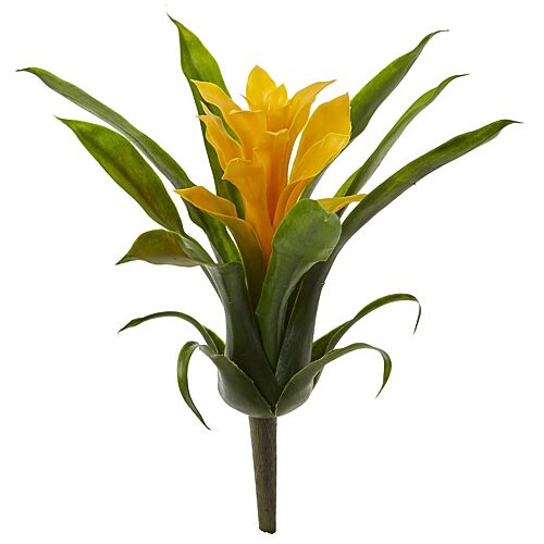 Click here for Nearly Natural 6-Pc. 11 Yellow Bromeliad Artificia... prices