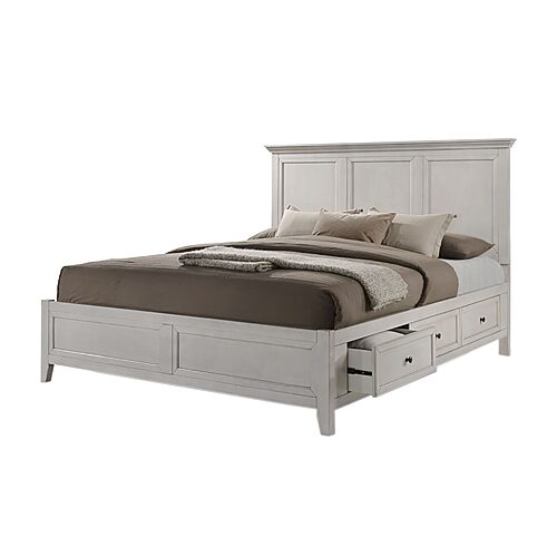 Click here for San Mateo Storage Bed  One Size  White prices