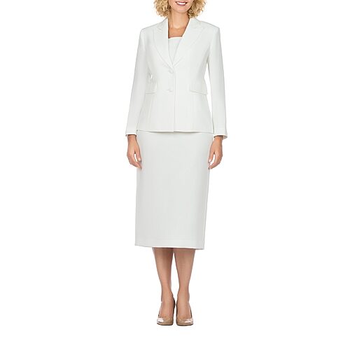 Click here for Giovanna Signature 2-pc. Skirt Suit-Plus  20w  Whi... prices