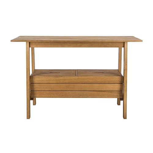 Click here for Bertie Patio Serving Cart  One Size  Beige prices