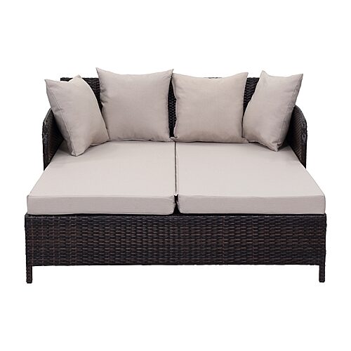 Click here for August Patio Collection Sofa  One Size  Brown prices