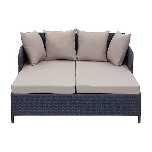 Click here for August Patio Collection Sofa  One Size  Gray prices