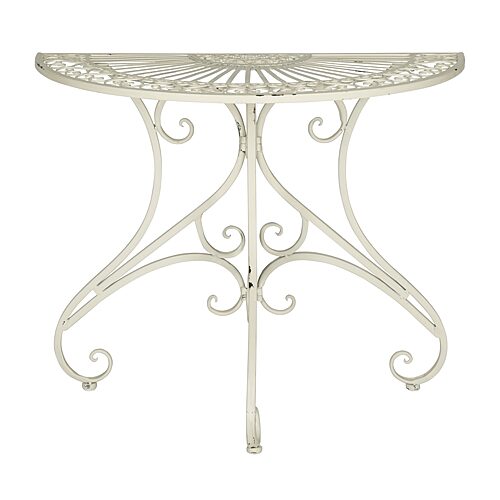 Emilee Outdoor End Table - White